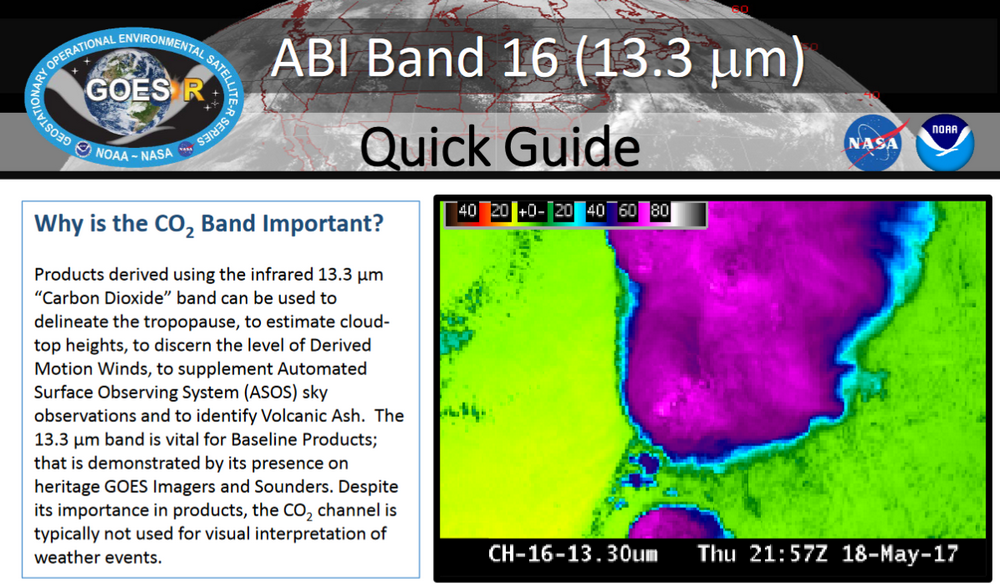 GOES-WEST 18 Western United States and Pacific Ocean Band 16 CO2 ...